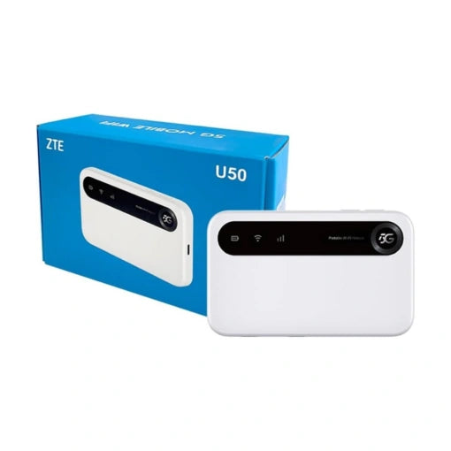 ZTE U50 5G MiFi Portable Wi-Fi 6 Router, AX1800 Mobile Hotspot, 4500mA ...
